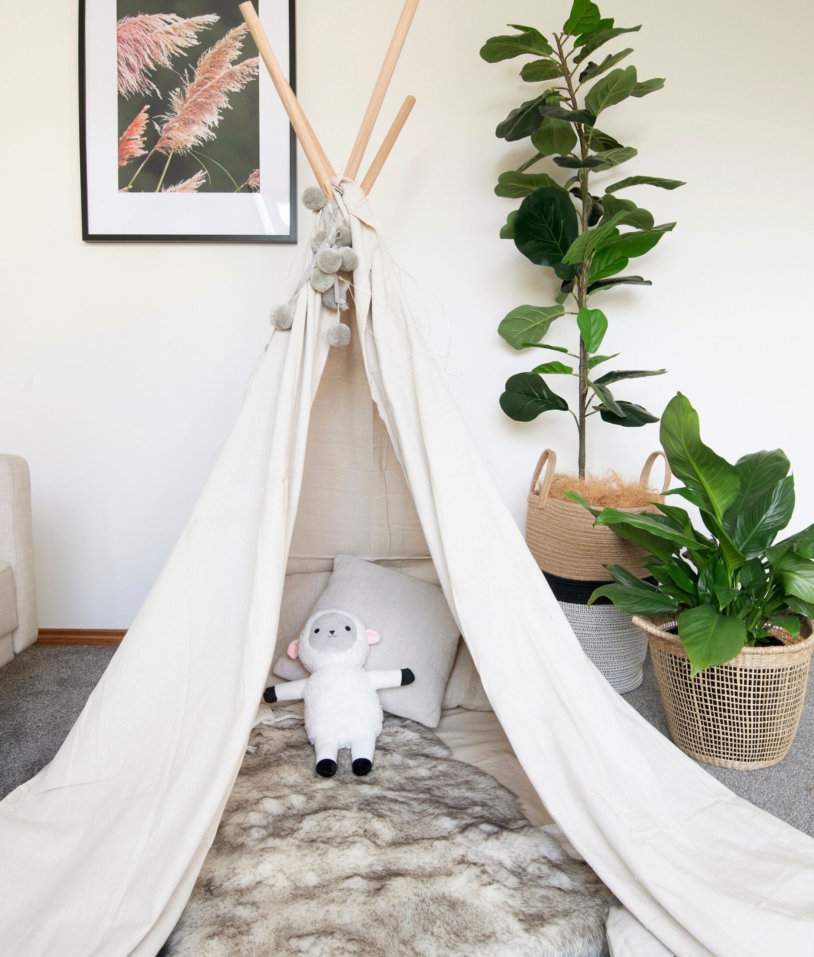 How to DIY this stylish kids play tent, best of all it’s easier than ...
