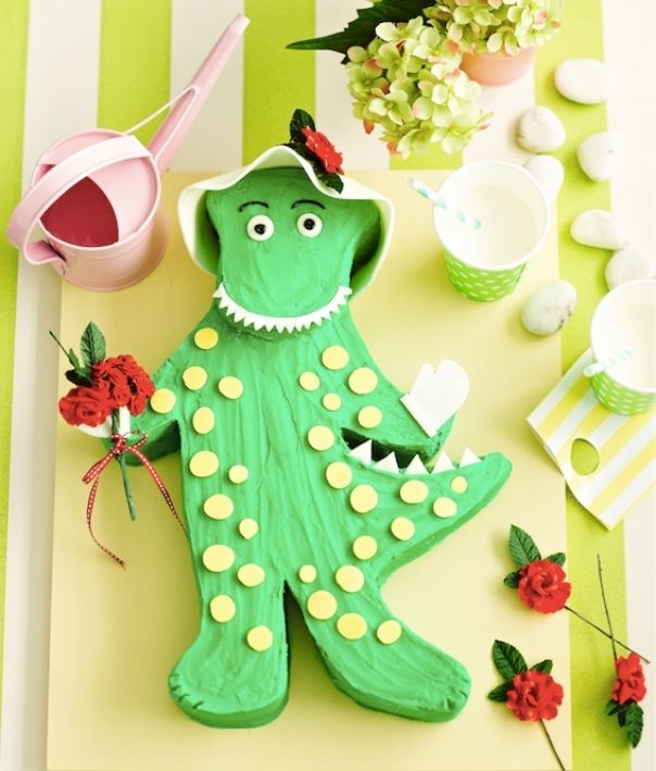 How to make The Wiggles' Dorothy the Dinosaur cake | Bounty Parents
