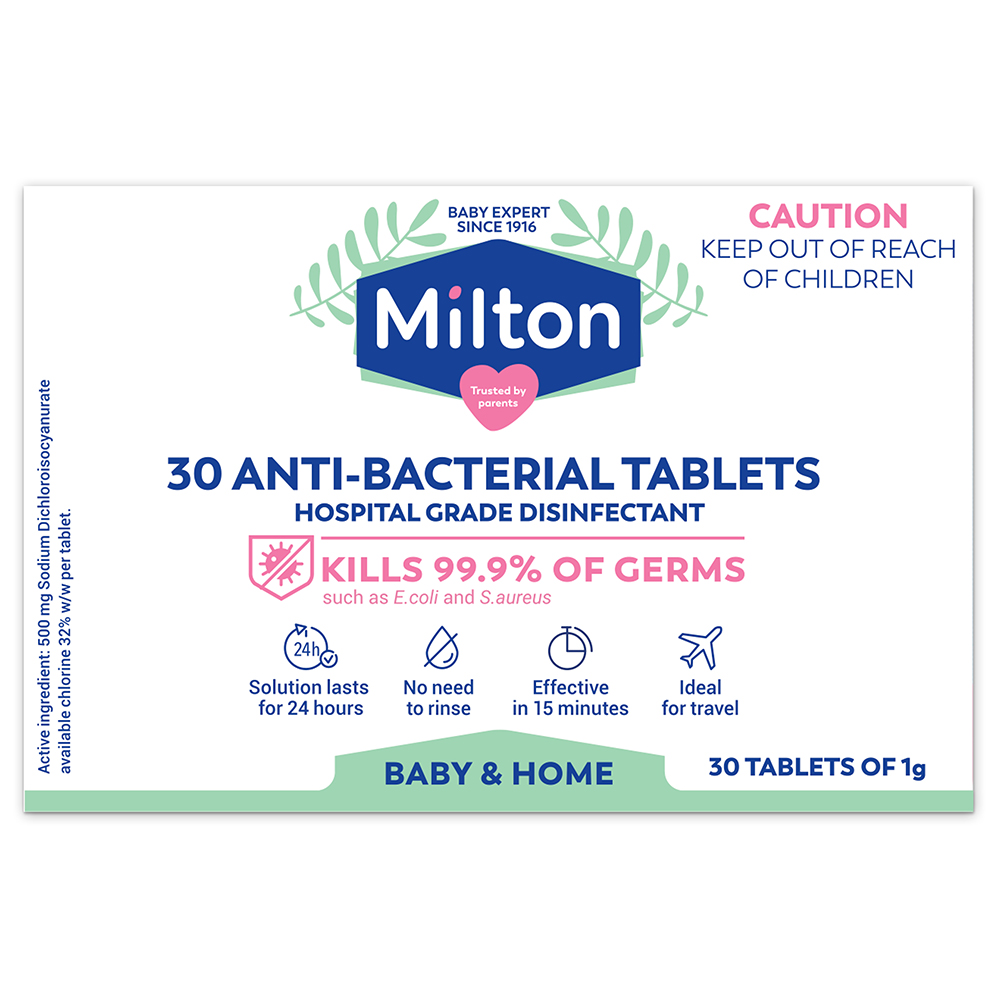 Milton Antibacterial Tablets | Bounty Parents