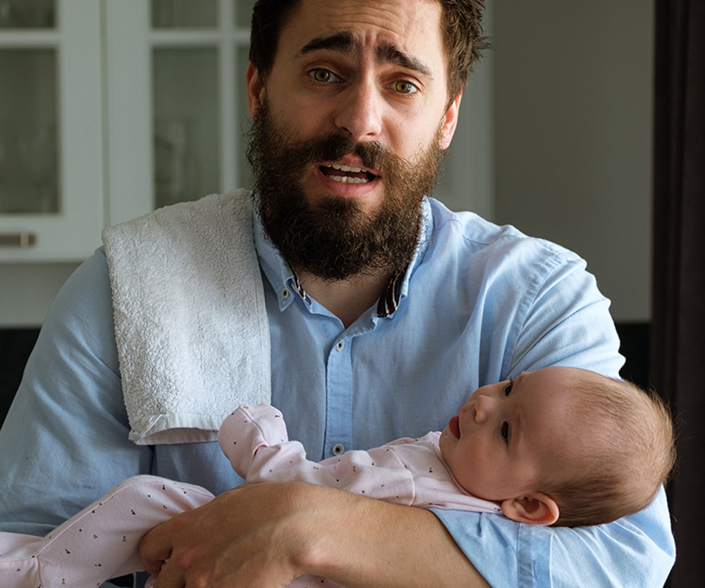New father's brains shrink according to science | Bounty Parents