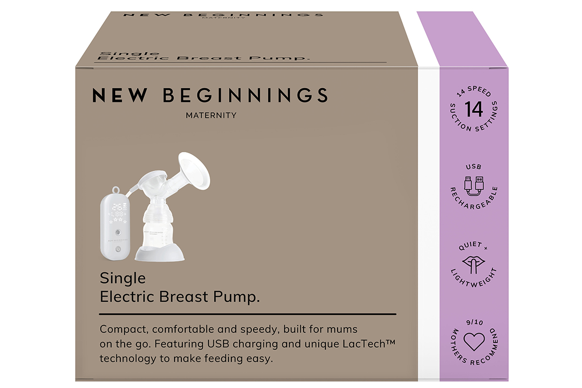 New Beginnings Single Electric Breast Pump | Bounty Parents