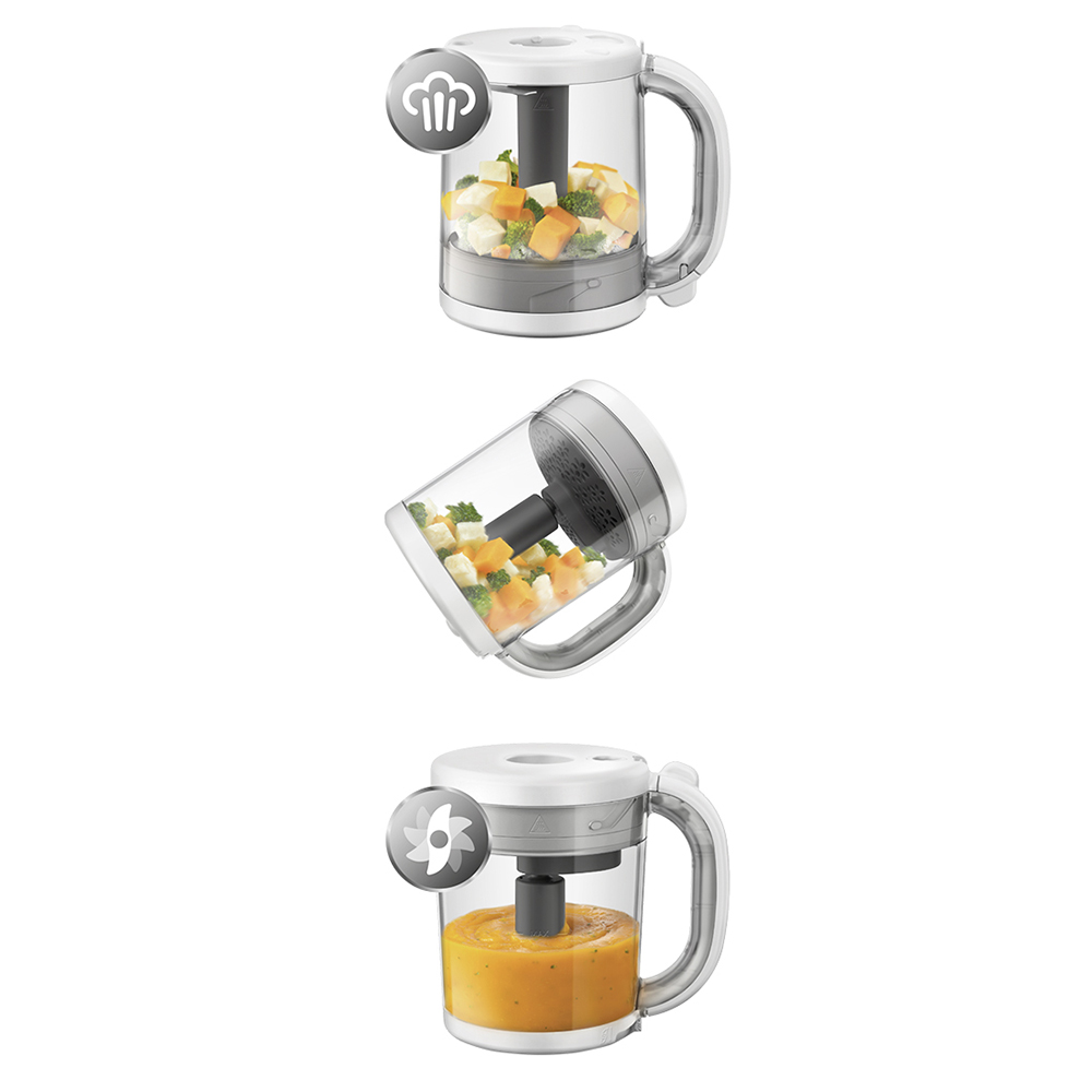 Philips Avent 4-In-1 Steamer Blender Healthy Baby Food Maker SCF883/01 ...