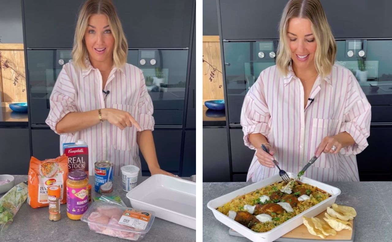 Jules Sebastian cooks a one pan chicken korma bakeJules Sebastian whips ...
