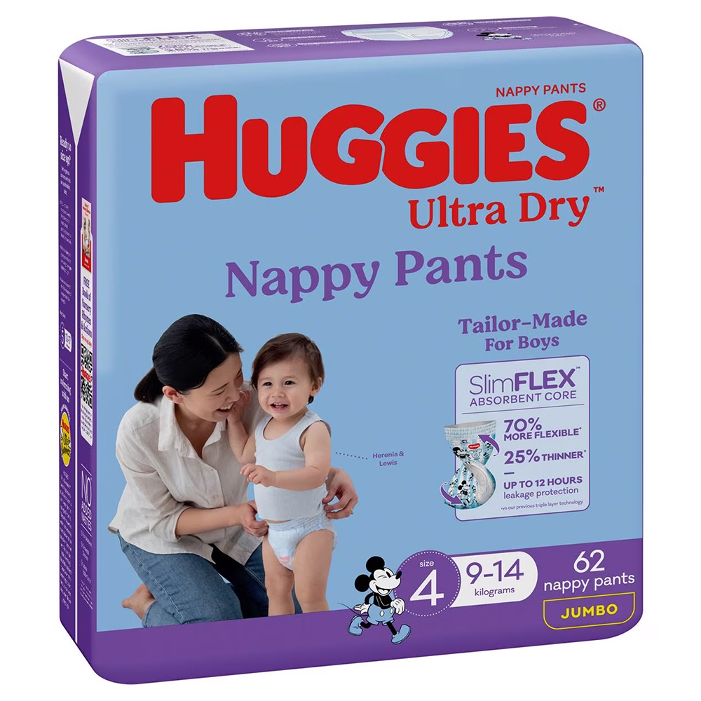 Huggies Ultra Dry Nappy Pants for Boys | Bounty Parents
