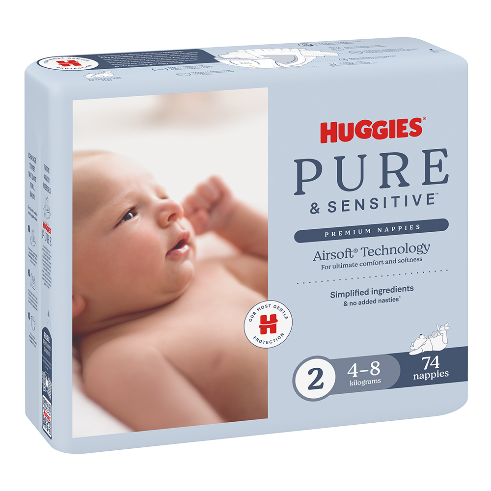 Huggies Pure and Sensitive Nappies | Bounty Parents