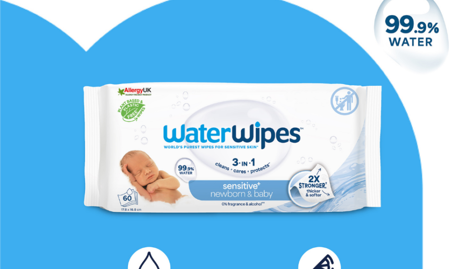 WaterWipes™ Newborn & Baby Sensitive Wipes | Bounty Parents