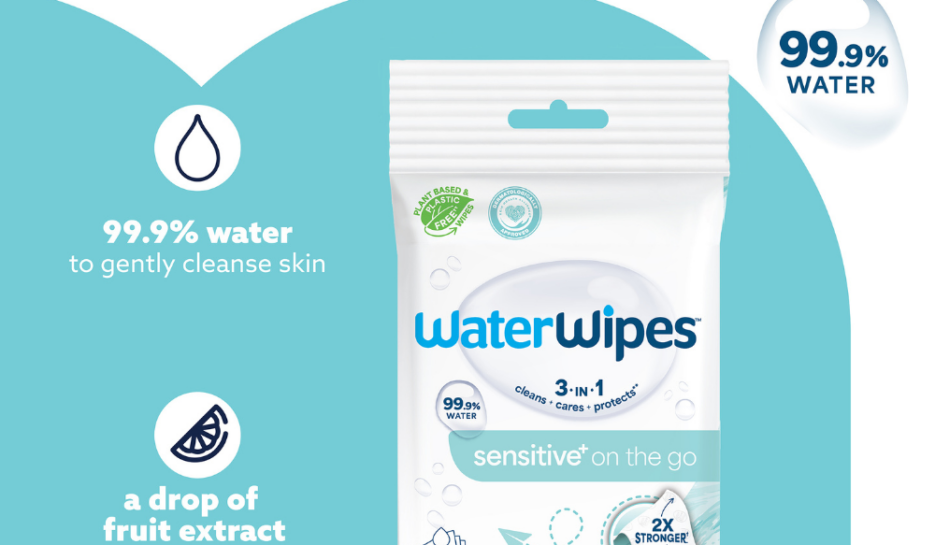 WaterWipes™ On the Go Sensitive Wipes | Bounty Parents
